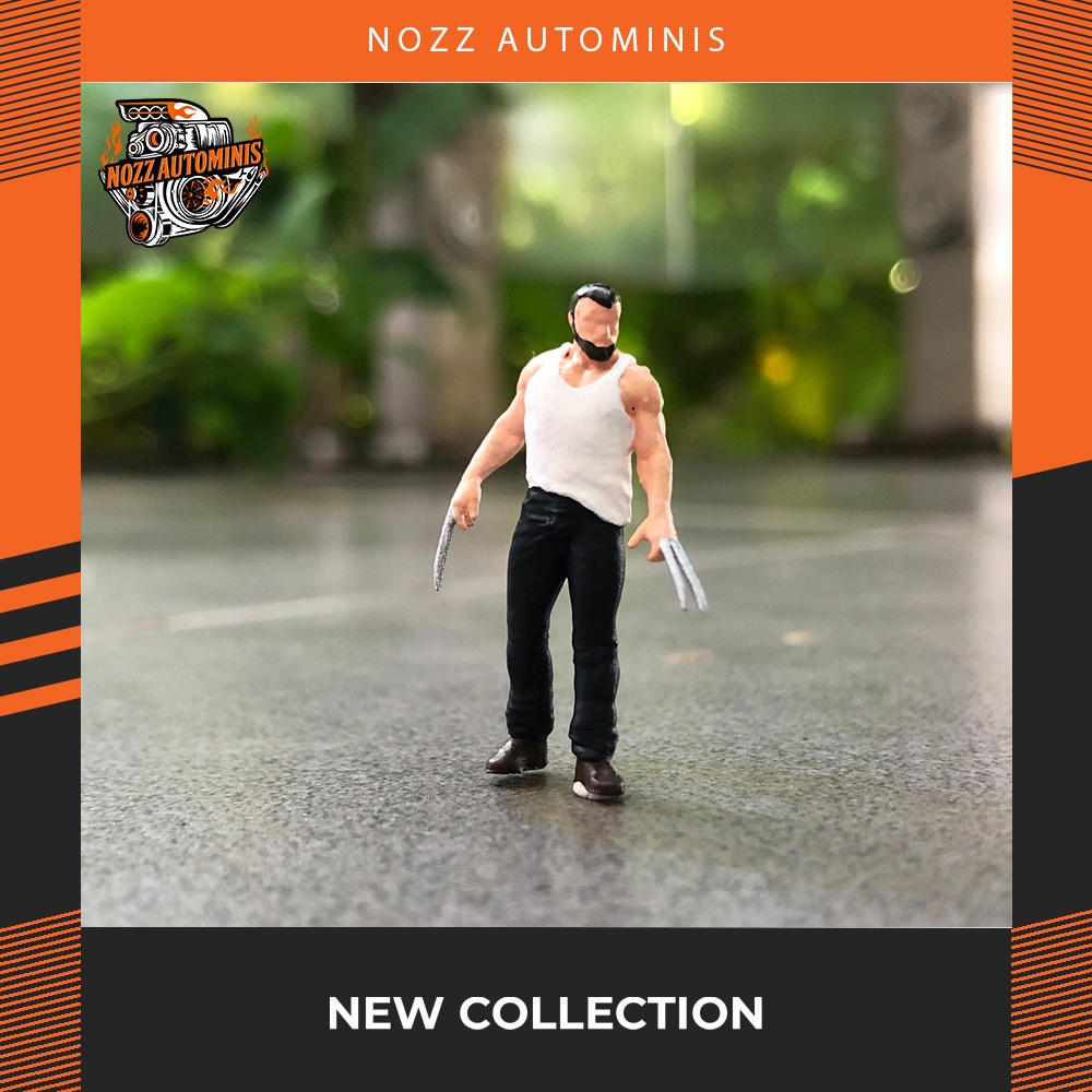 Jual Figure Diorama 1:64 LOGAN WOLVERINE - Painted - Hotwheels Action ...