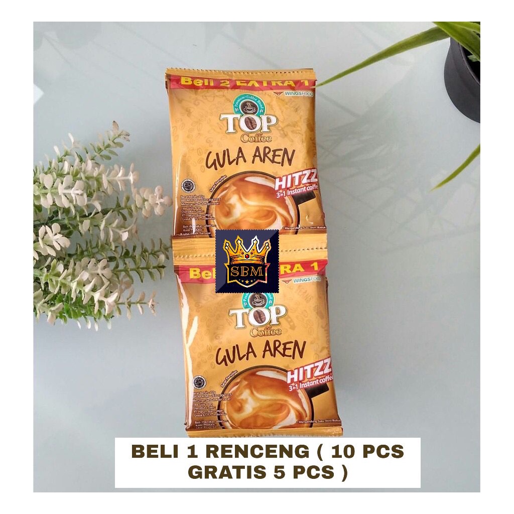 Jual KOPI TOP GULA AREN RENCENGAN PROMO TOP COFFE GULA AREN ( beli 10 ...
