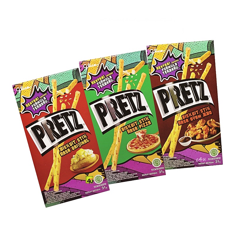 Jual PRETZ - Biscuit Pretzel Stick - 31 gr | Shopee Indonesia