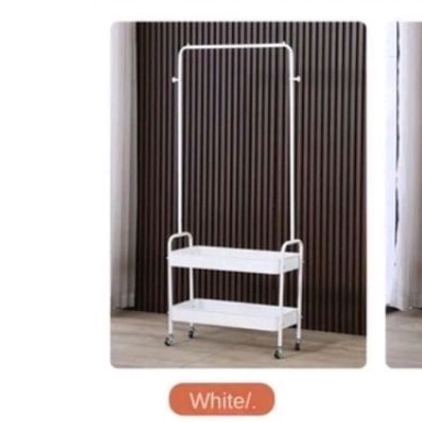 Jual RAK TROLI GANTUNGAN BAJU ALEXA RACK / STAND HANGER BAJU DENGAN RAK ...