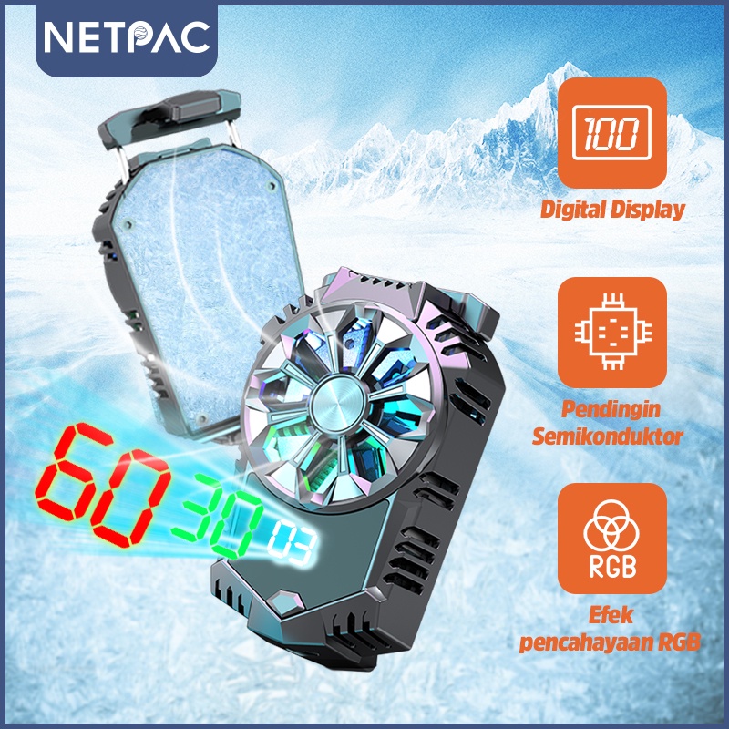 Jual NETPAC Funcooler X3B Fan Cooler Radiator Pendingin Hp Cooling Fan ...