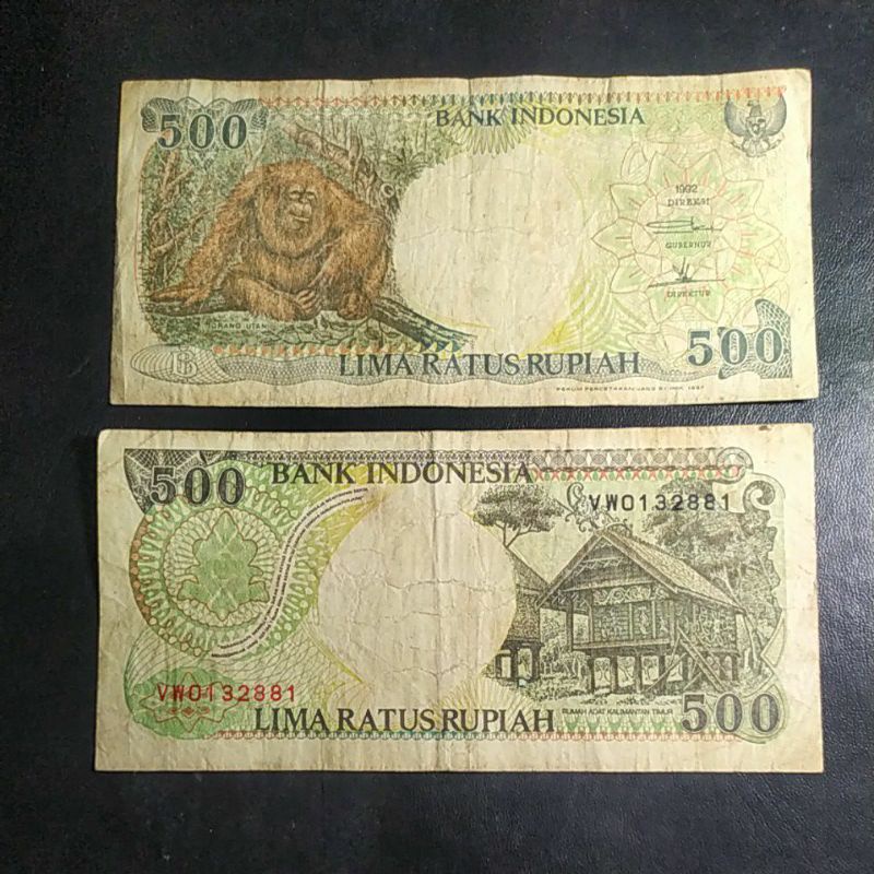Jual Uang lama 500 rupiah tahun 1992 asli original | Shopee Indonesia