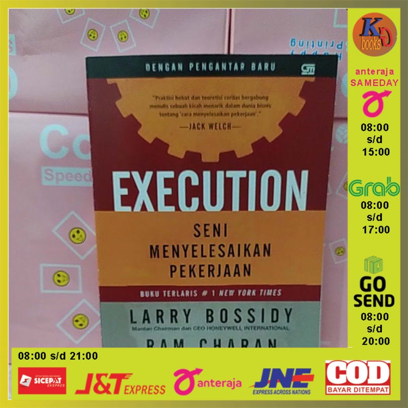 Jual Execution Seni Menyelesaikan Pekerjaan Larry Bossidy | Shopee ...
