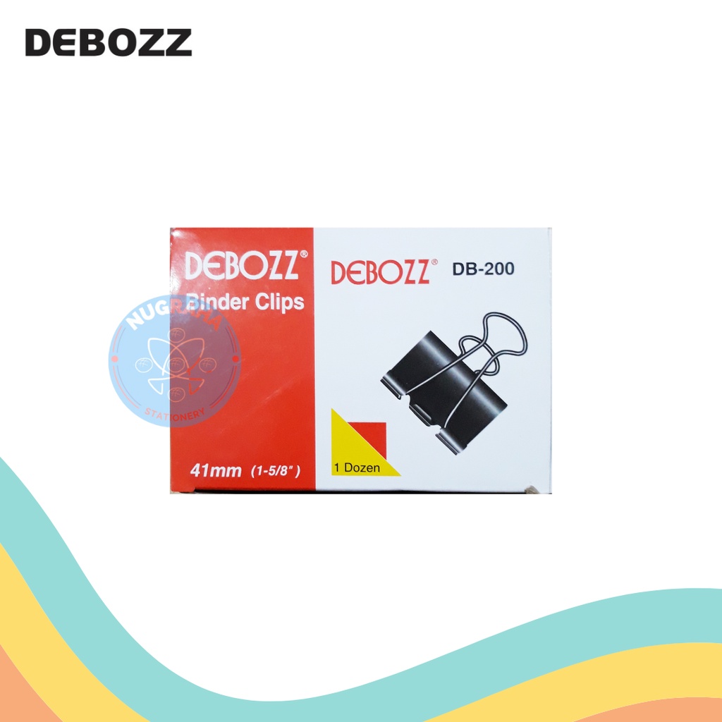 Jual BINDER CLIP DEBOZZ 200 (1 PACK) | Shopee Indonesia