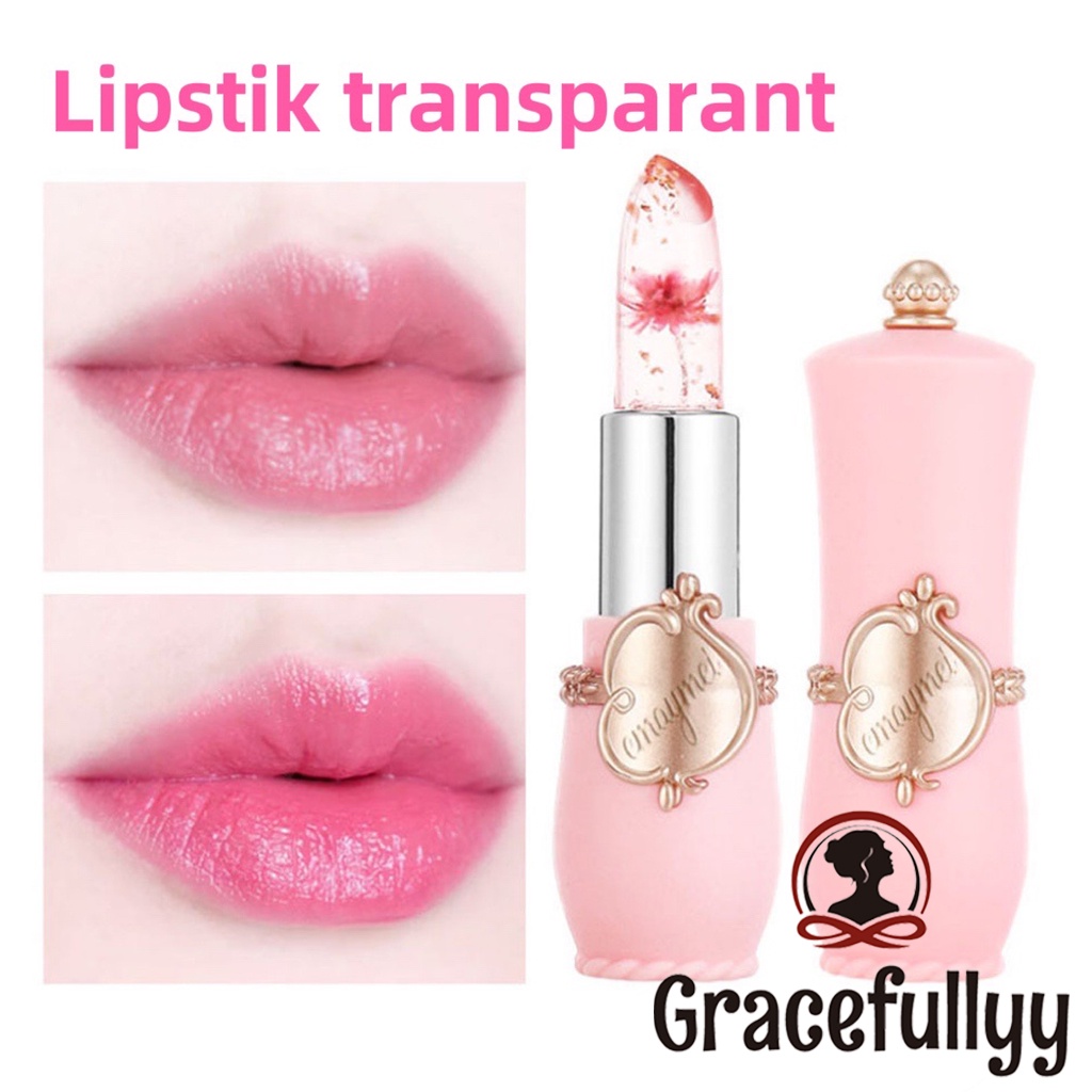 Jual [COD]Lipstick Bunga/ Lipstick Jelly Transparant Lipstik Color ...