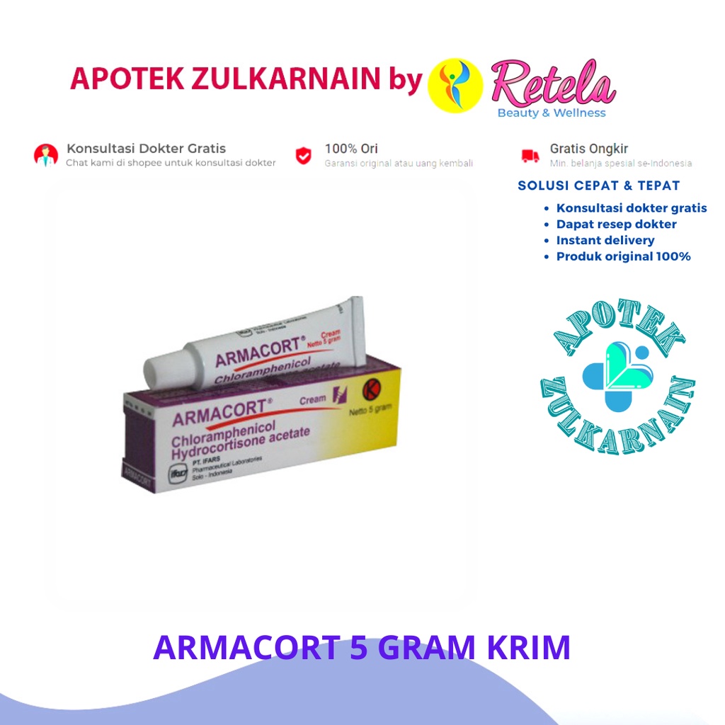 Jual Armacort Cream 5Gr | Shopee Indonesia