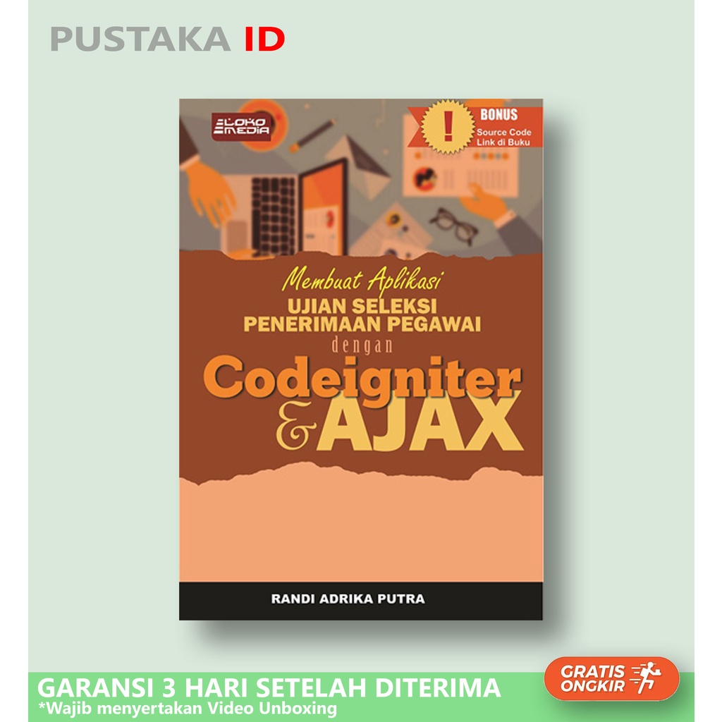 Jual Buku Aplikasi Ujian Seleksi Penerimaan Pegawai dgn Codeigniter & Ajax - Original | Shopee ...