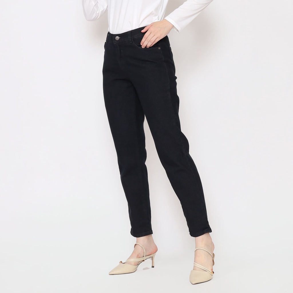 Jual Rodeo - Jeans Wanita - Bryony Jeans - Black | Shopee Indonesia