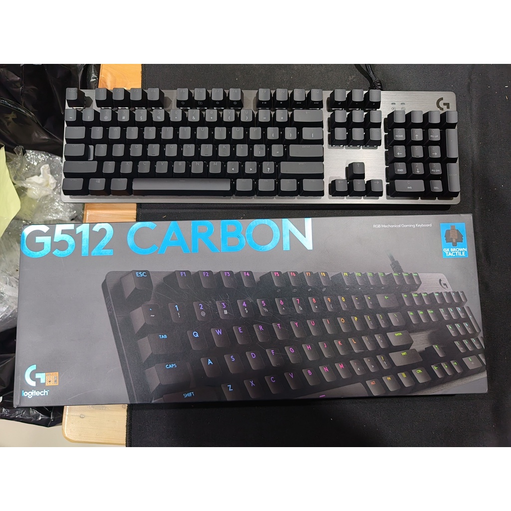 Jual Logitech G512 Carbon Brown Switch RGB Mechanical Gaming Keyboard G ...