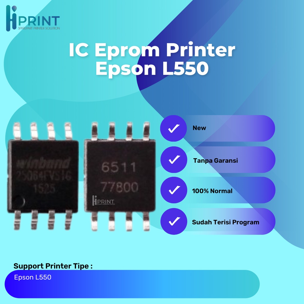 Jual IC Eprom Epson L550, IC Eeprom Reset Epson L550, Resetter Printer Epson L550 New | Shopee ...