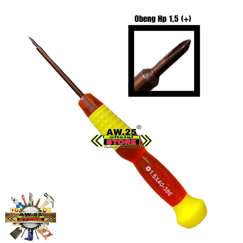 Jual Obeng Hp 1,5inch (+) | Shopee Indonesia