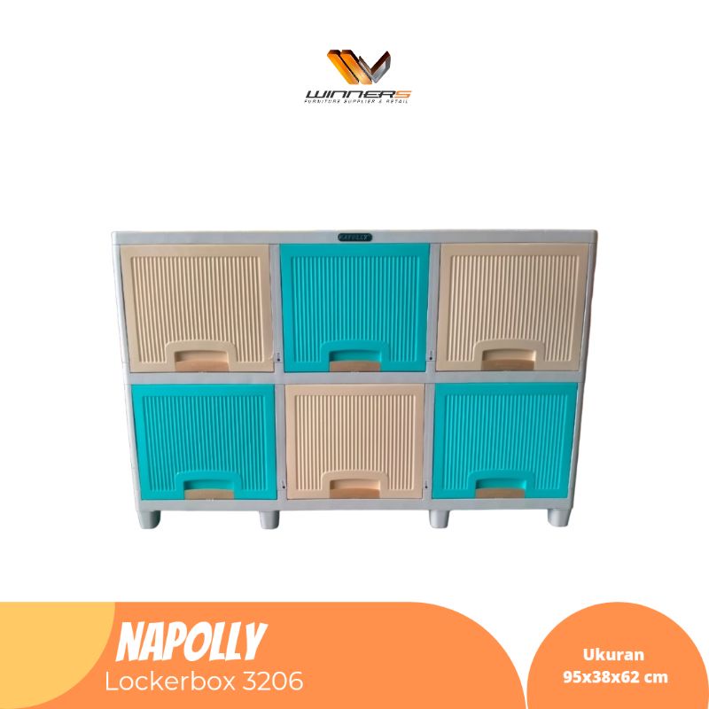 Jual Napolly Locker Box LB 3206 Rak Plastik Kabinet serbaguna | Shopee ...