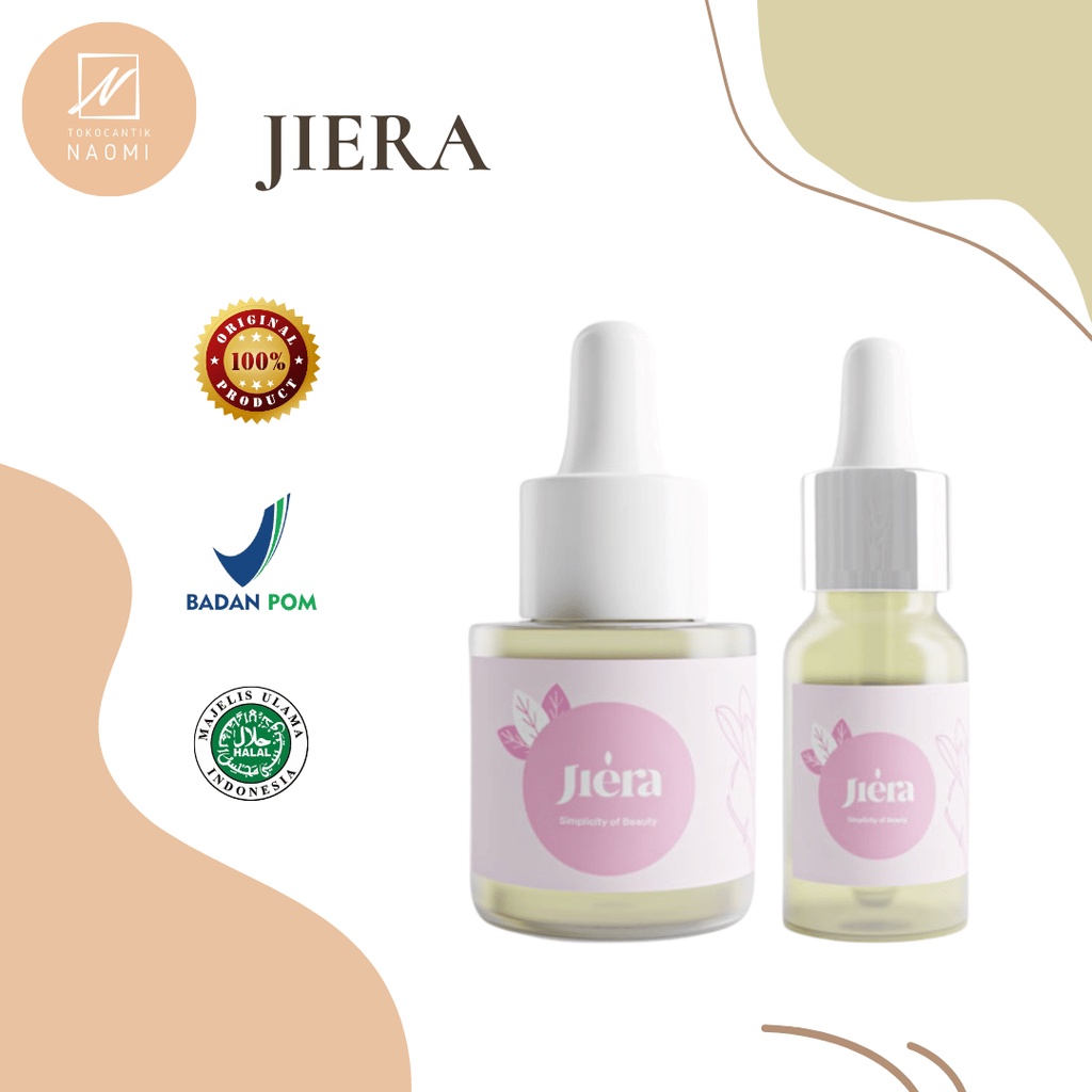 Jual JIERA Natural Lip Serum 10ml & 20ml (100% ORIGINAL & BPOM ...