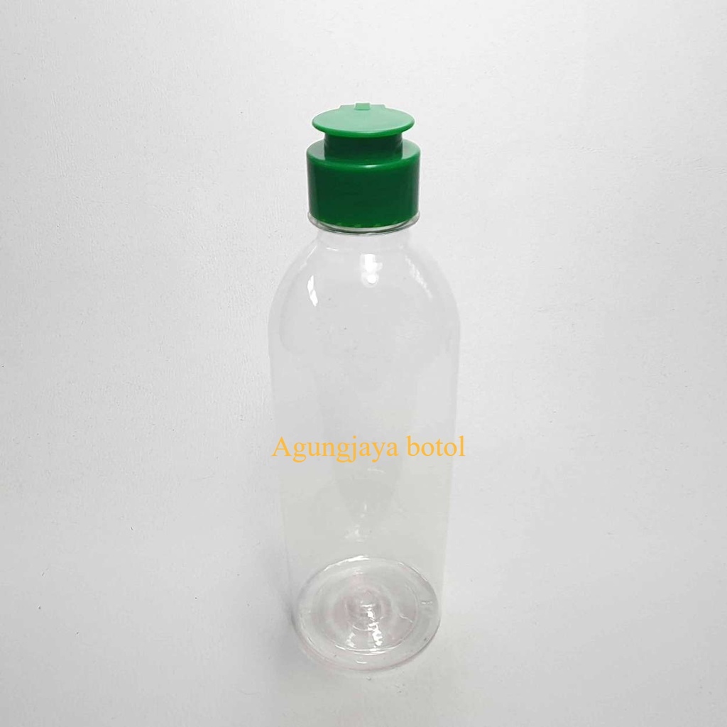 Jual Botol Pet 500 Ml Coco Bulat Natural Tutup Fliptop Jamur / Botol ...