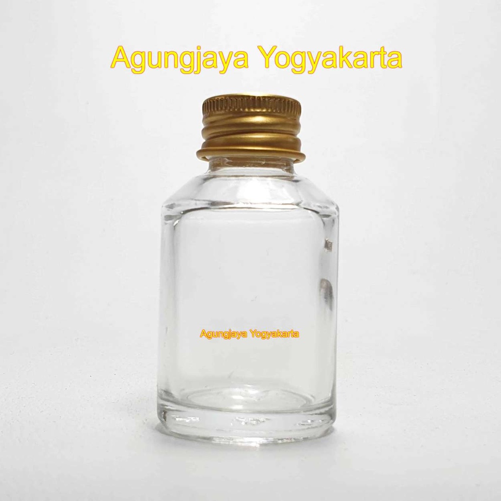 Jual Botol Kaca 30 ml Clear Original GD Alumunium Ulir / Botol Kaca ...