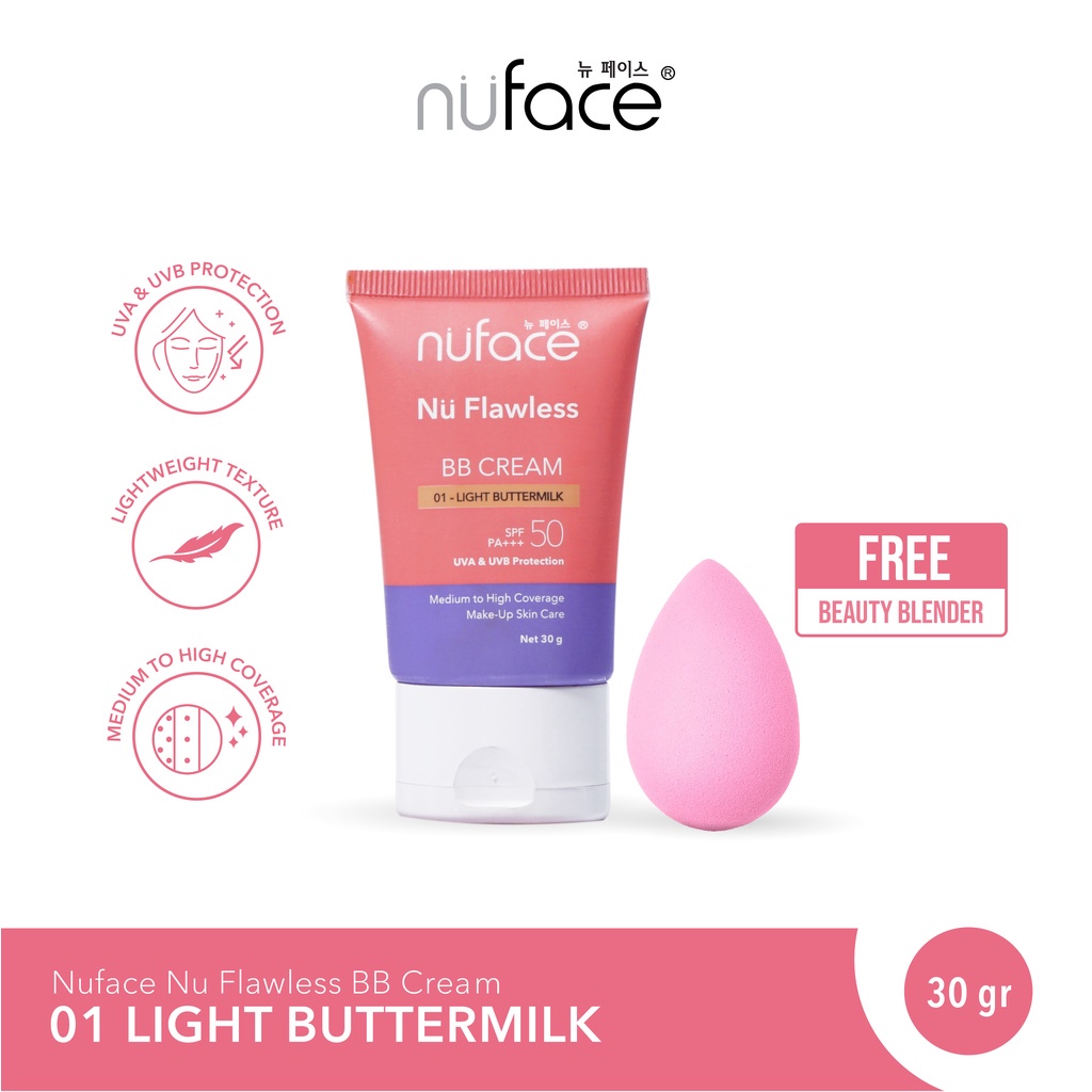 Jual Nuface Nu Flawless BB Cream Package | Shopee Indonesia