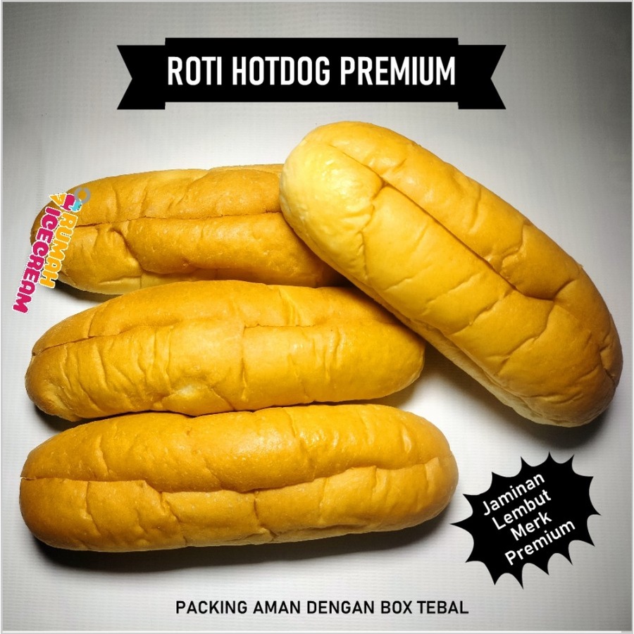 Jual Roti Hotdog Premium 4pcs | Shopee Indonesia