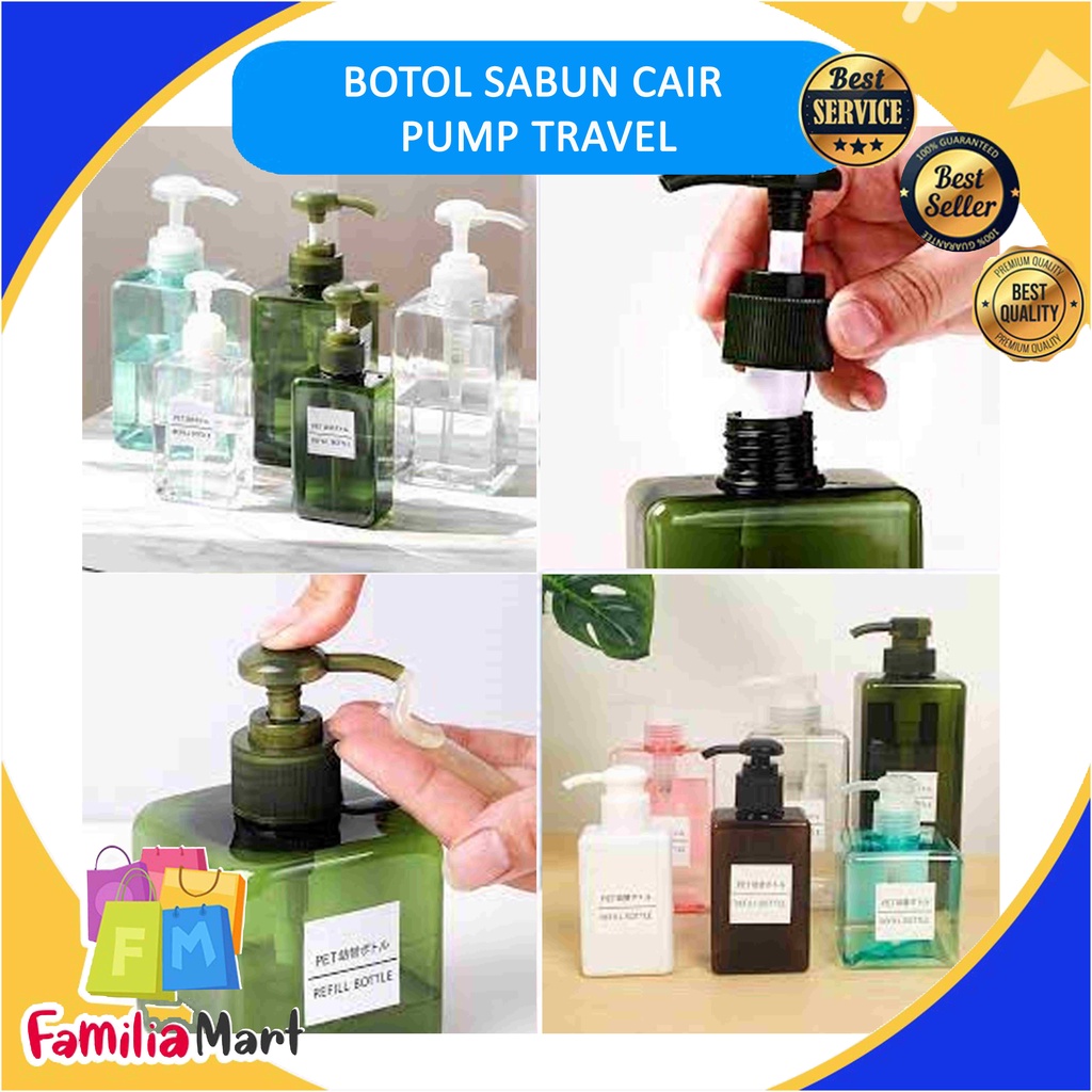 Jual Botol Dispenser Sabun Shampo Lotion Refill Pump / Botol Sabun ...