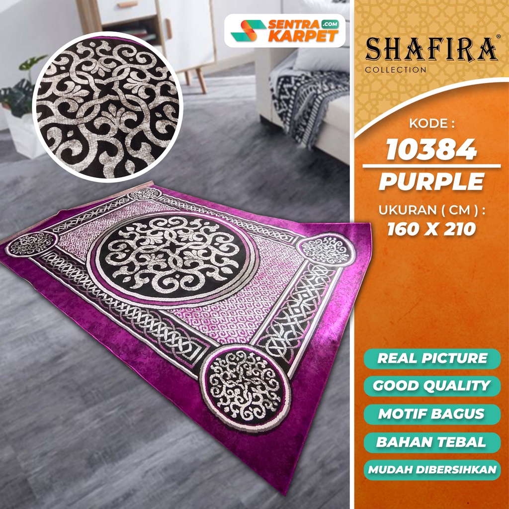Jual Karpet Lantai Rumah Permadhani 160 x 210 Shafira 10384 PURPLE ...