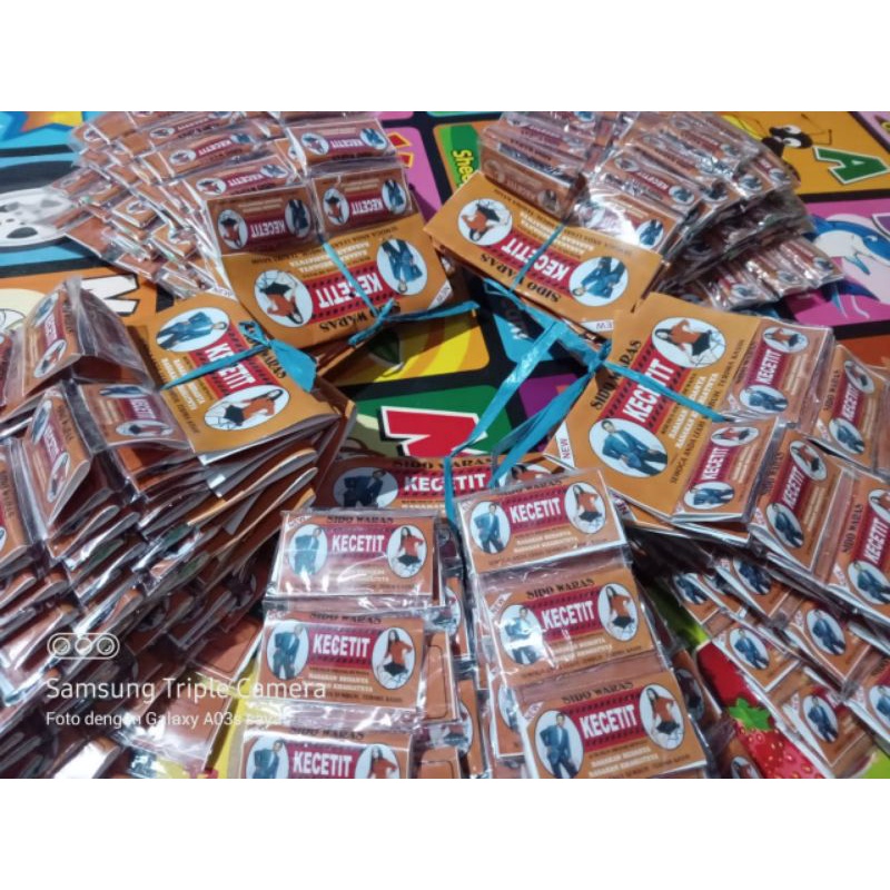 Jual Kecetit Super ( isi 5 tablet ) # ( 1 hanger = 20 bungkus ...