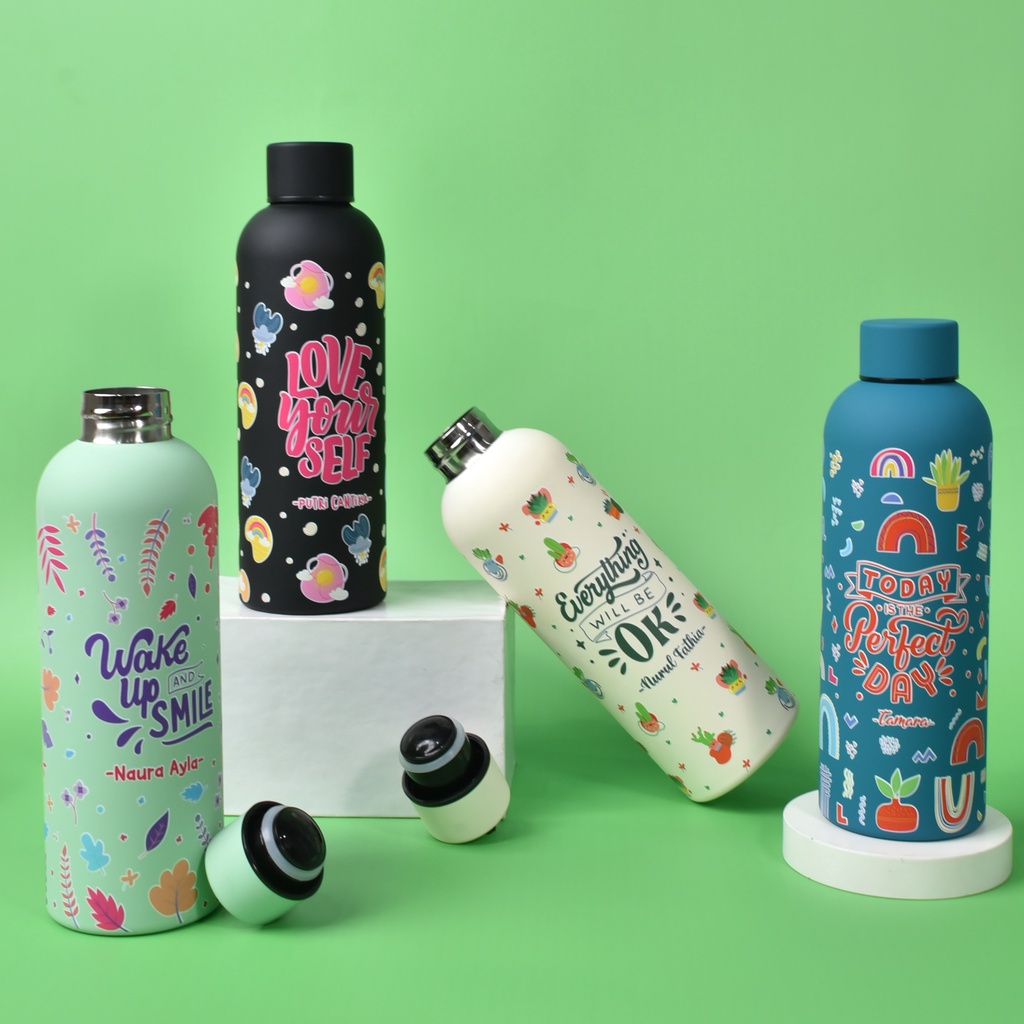 Jual Tumbler Lulu Print UV - Custom Tumbler Custom Botol Minum Termos ...