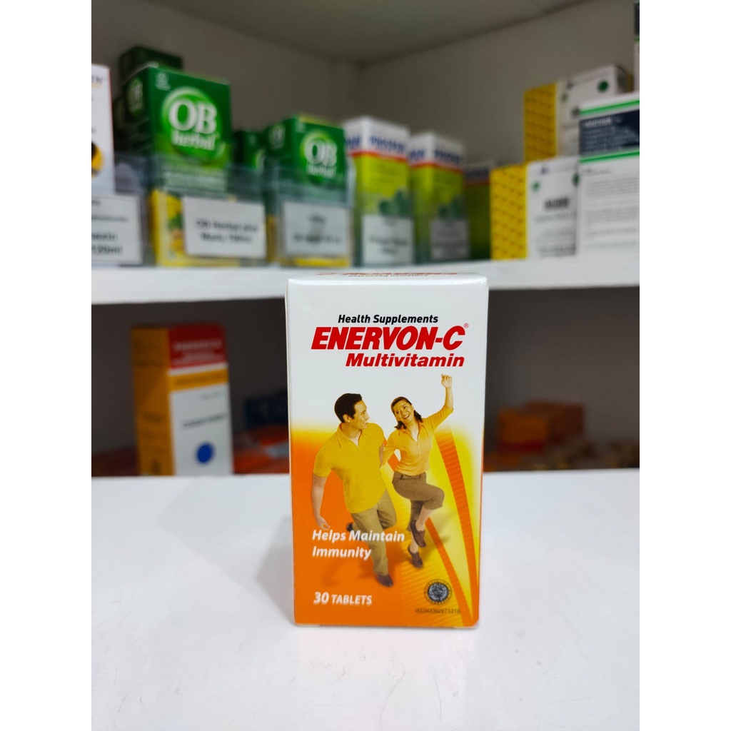 Jual Enervon C Botol Isi 30 Tablet Obat Original | Shopee Indonesia