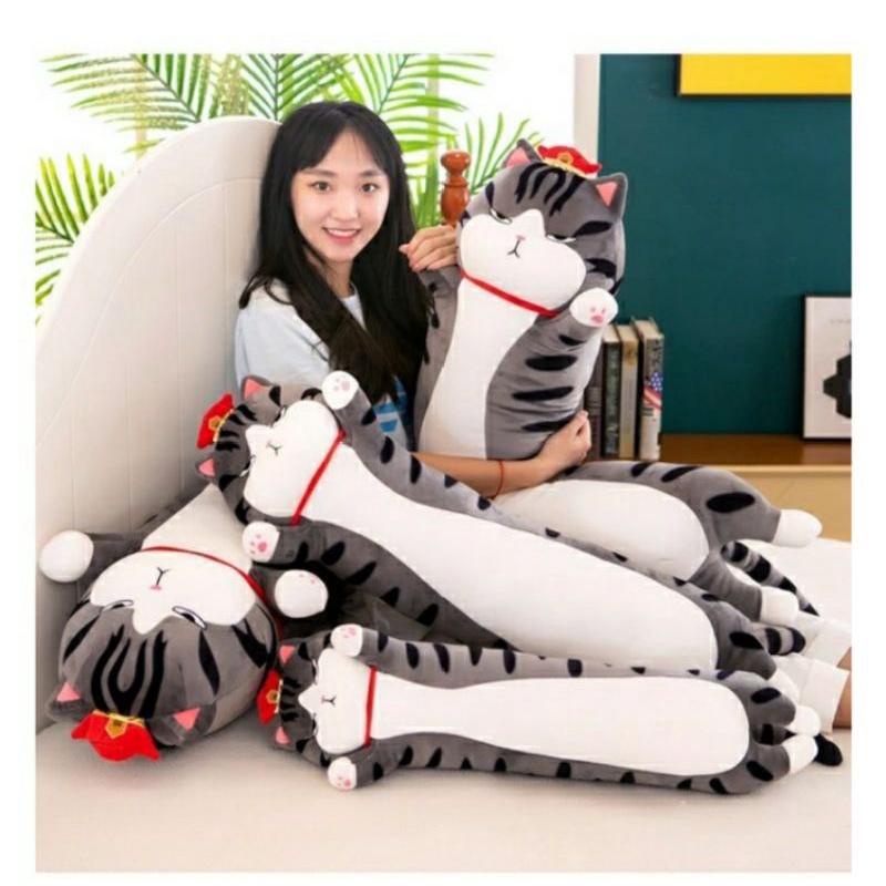 Jual Boneka Kucing Furyu Guling Boneka Kucing Terbaru Tinggi 65cm Bahan ...