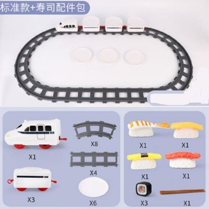 Jual Sushi Train/Food Train Set Mainan Kereta Api Sushi Piring Sushi ...