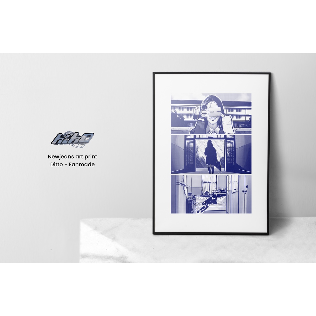 Jual NEW JEANS ARTPRINT- DITTO SIDE A - A3 POSTER (NEWJEANS UNOFFICIAL ...
