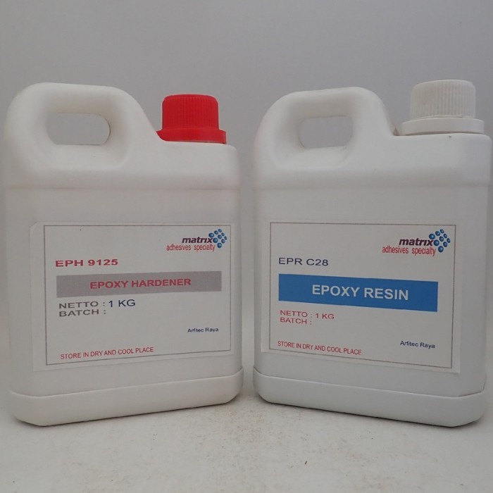 Jual LEM EPOXY GALON MATRIX - HARDENER & RESIN - Wikishop | Shopee ...