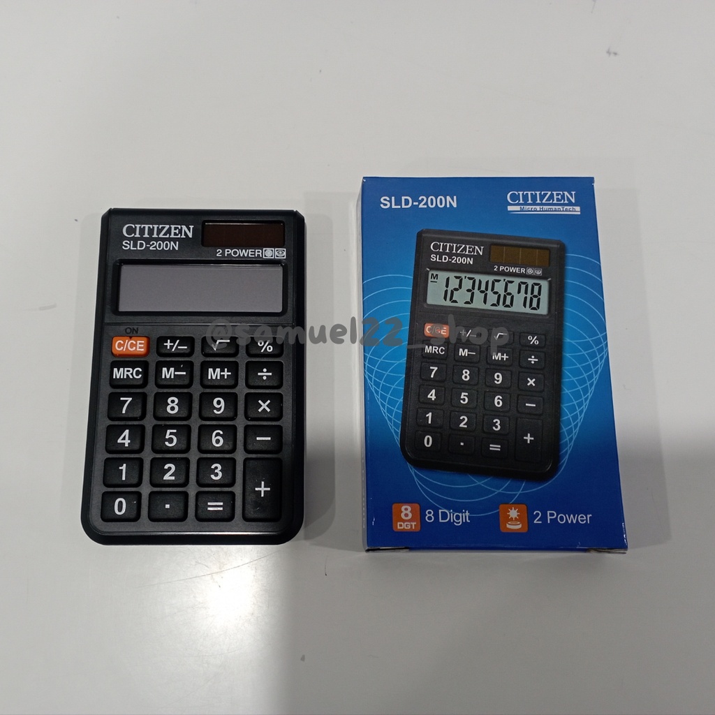 Jual Kalkulator Kecil CITIZEN SLD-200N / LC-210N Kalkulator Saku ...