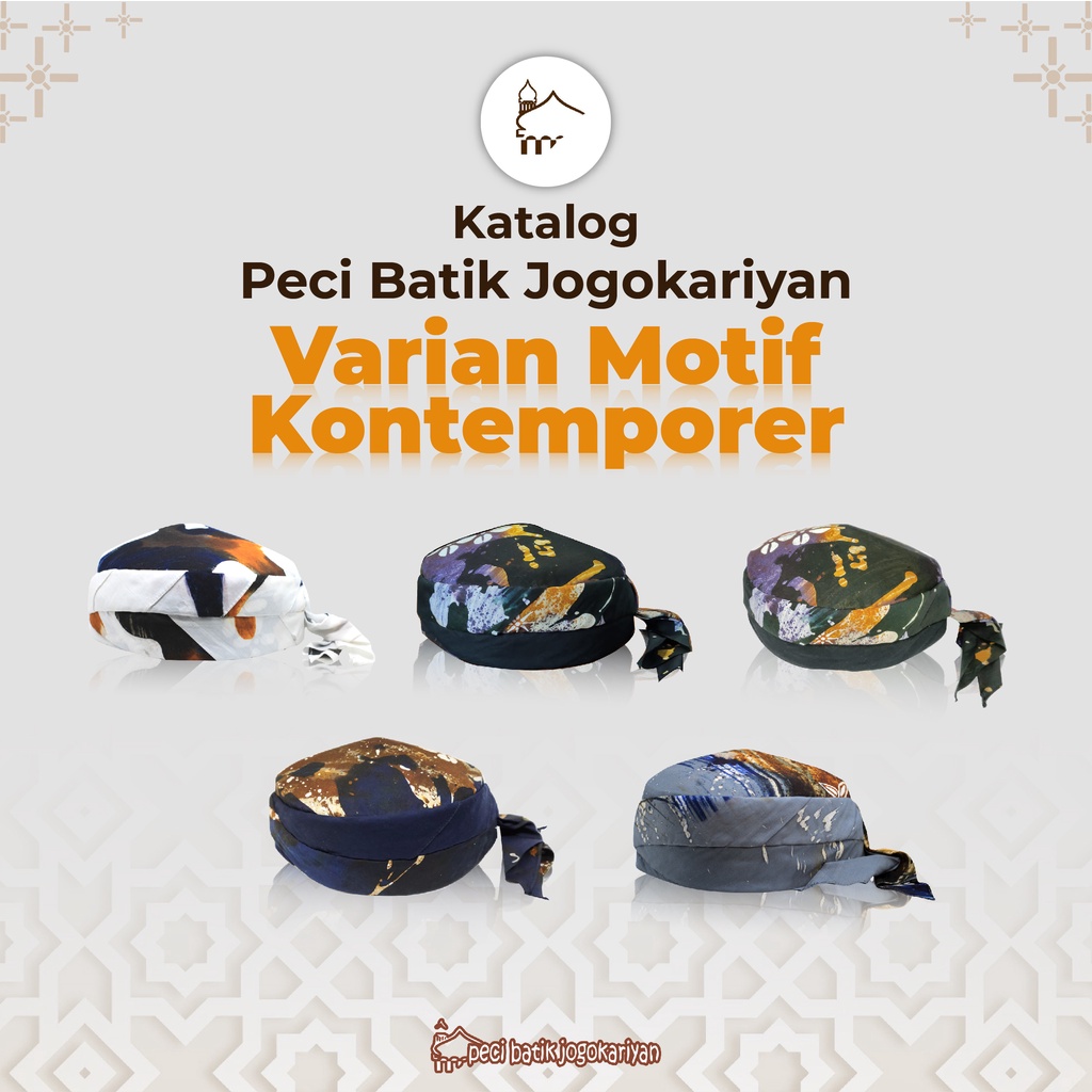 Jual Peci Batik Jogokariyan Motif Kontemporer Original | Shopee Indonesia