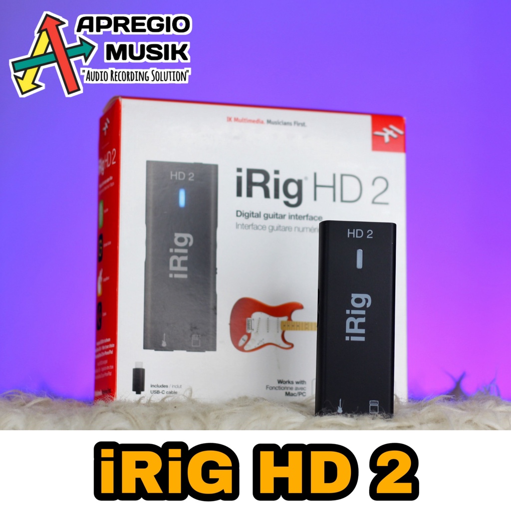 Jual iRig HD 2 irig HD2 IK Multimedia iOS USB Guitar Audio Interface ...