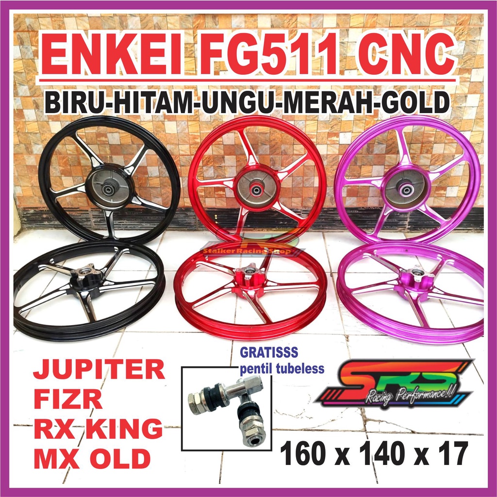 Jual VELG ENKEI FG 511 FG 505 CNC FIZR JUPITER | Shopee Indonesia
