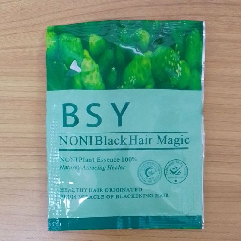Jual BSY NONI Black Hair Magic Shampoo / Sampo Penghitam Alami | Shopee ...