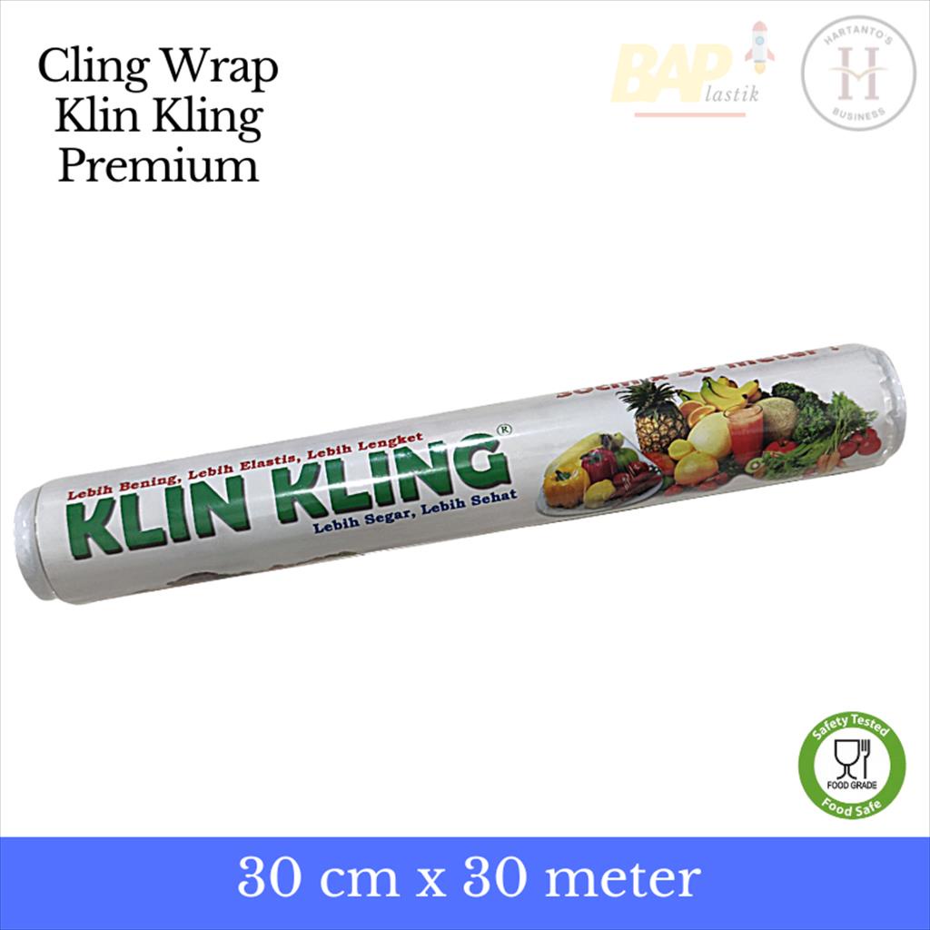 Jual Refill Cling Wrap Klin Kling 30 cm x 30 meter Plastik Film Makanan ...