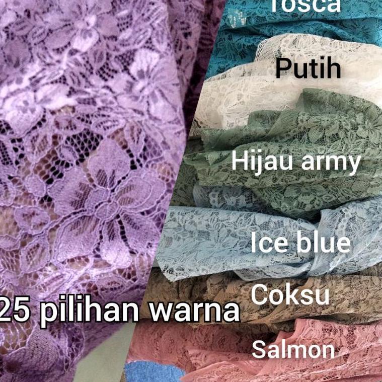 Jual Kain brokat lace meteran, brukat meteran halus,kain brokat kebaya ...