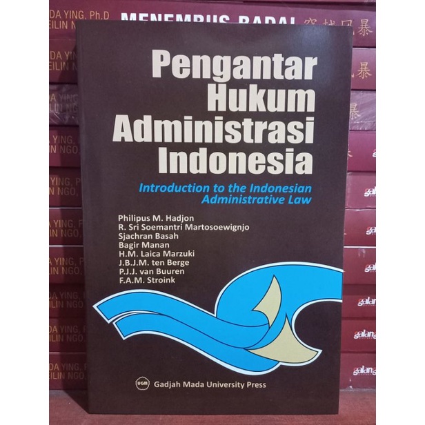 Jual Buku Pengantar Hukum Administrasi Indonesia // Philipus M Hadjon | Shopee Indonesia