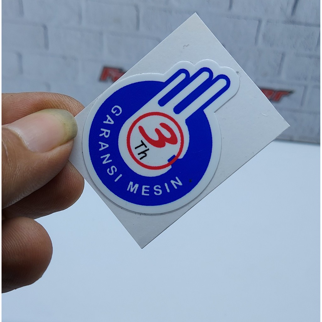 Jual Stiker garansi mesin yamaha sticker 3 th | Shopee Indonesia
