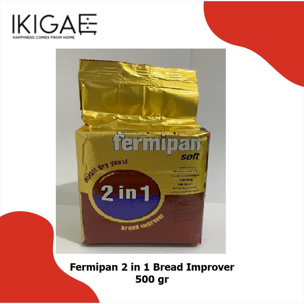 Jual FERMIPAN 2 IN 1 + PELEMBUT / FERMIPAN 2 IN 1 BREAD IMPROVER 500 GR ...