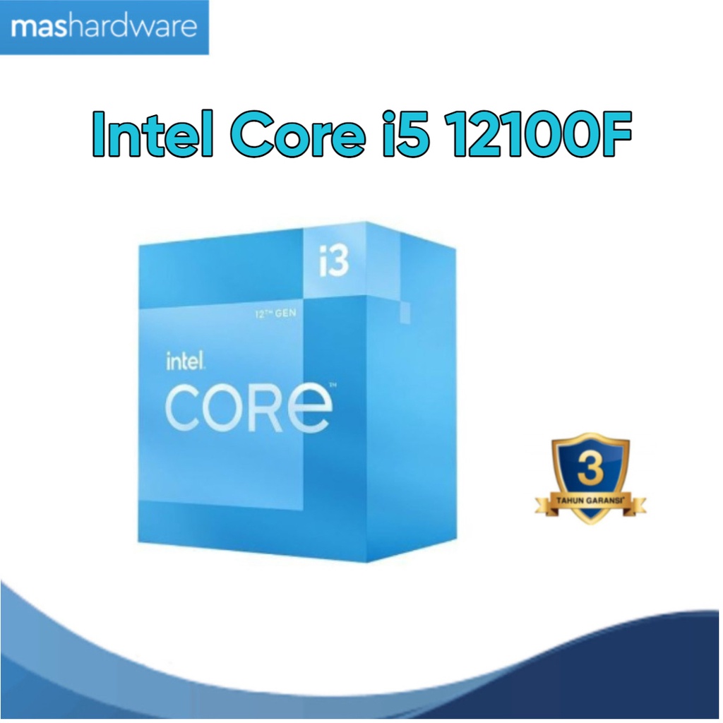 Jual Processor Intel Gen12 Core i3-12100F Box | Shopee Indonesia