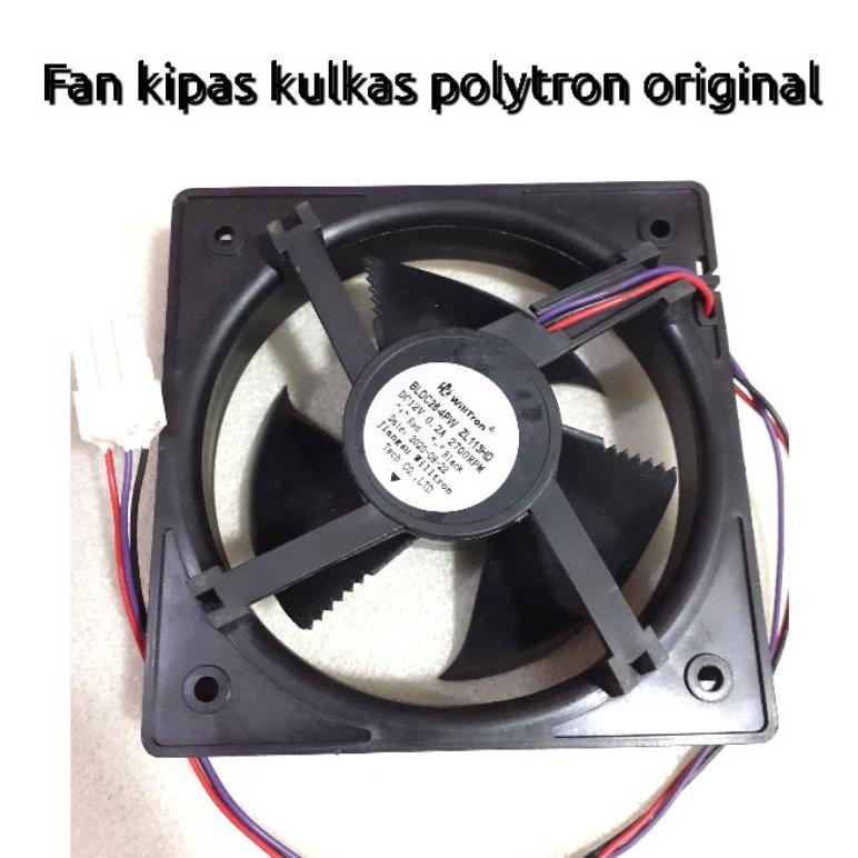 Jual kipas kulkas inverter 2pintu polytron 12v dc original rt3 | Shopee ...