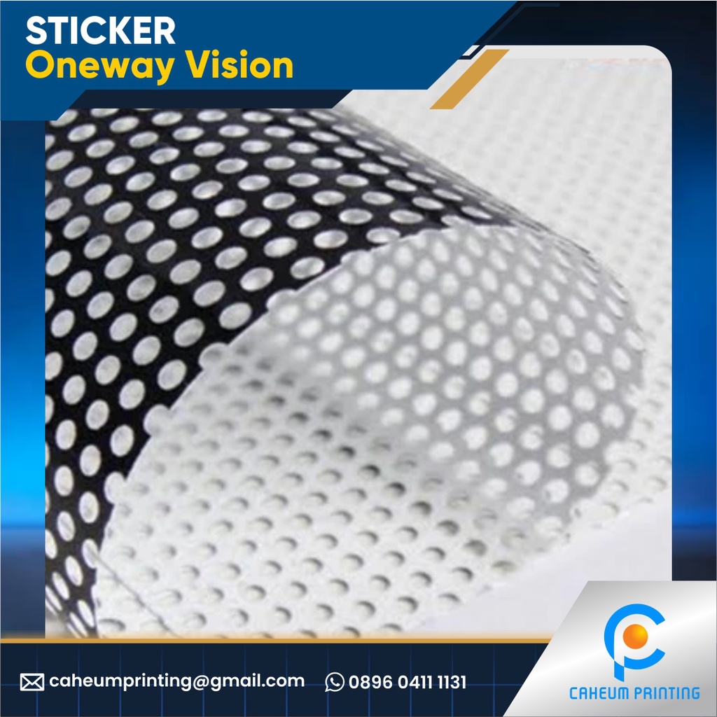 Jual Cetak One Way Sticker (sticker untuk kaca mobil atau kaca toko ...