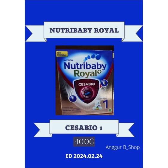 Jual NUTRIBABY ROYAL CESABIO 1 400g | Shopee Indonesia