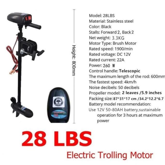 Jual MESIN TEMPEL LISTRIK ELEKTRIK PERAHU KARET OUTBOARD 12V MANCING | Shopee Indonesia