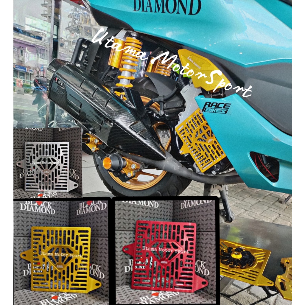 Jual Cover Penutup Radiator Trondol Model Jaring Motor PCX-160 / ADV ...