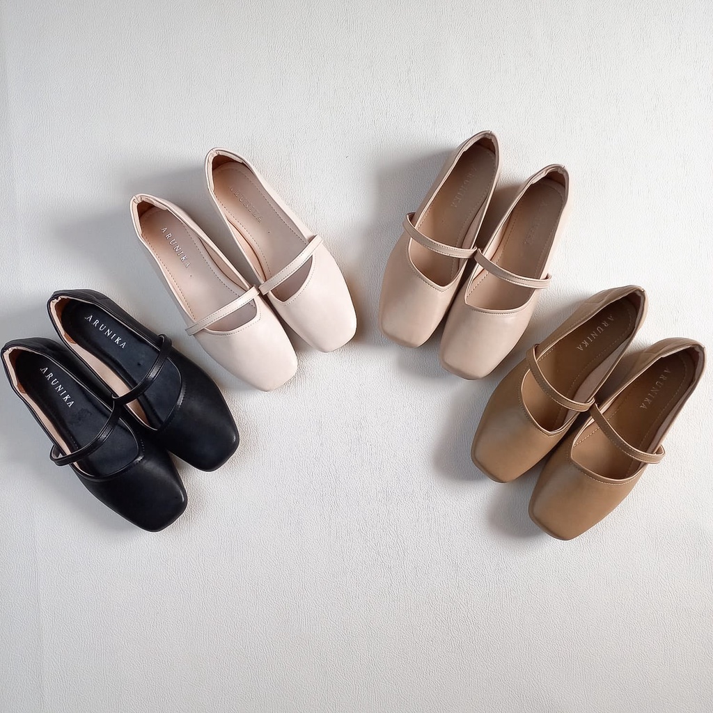 Jual Arunika SUZY Sepatu Flat Shoes Wanita Flatshoes Balet | Shopee ...