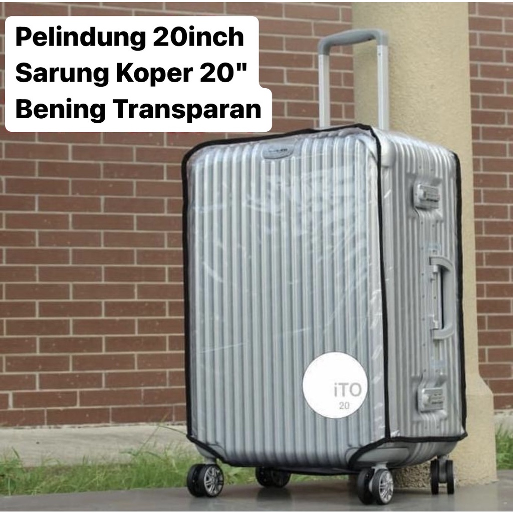 Jual Sarung Koper 20 Inci Transparan 20 Inch Pelindung Cover Tembus ...