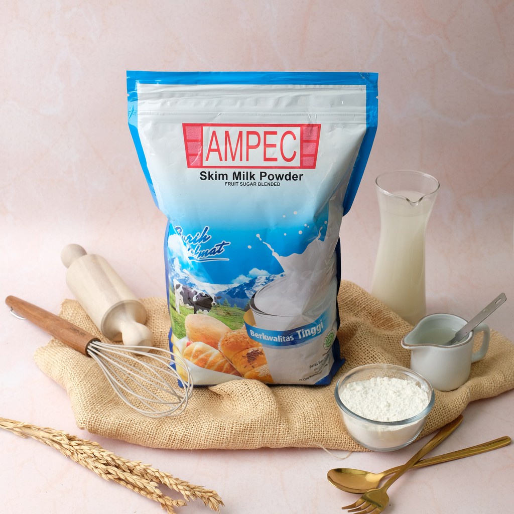 Jual Susu Bubuk Ampec Skim Milk Powder Low-fat (1 Kg) | Shopee Indonesia