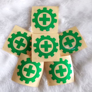 Jual Stiker timbul lambang k3 / simbol k3 /keselamatan kerja / stiker ...